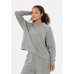 ENDURANCE ATHLECIA ATHLECIA Damen Sweatshirt "Jacey"anthrazit, grau, Gr. 46, unifarben, 51% Polyester, 44% Modal, 5% Elasthan, Sweatshirts, aus extra weichem Material