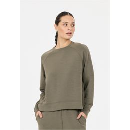 ENDURANCE ATHLECIA ATHLECIA Damen Sweatshirt "Jacey"olivgr&uuml;n, Gr. 42, unifarben, 51% Polyester, 44% Modal, 5% Elasthan, Sweatshirts, aus extra weichem Material