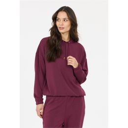 ENDURANCE ATHLECIA ATHLECIA Damen Sweatshirt "Jacey"dunkelrot, Gr. 36, unifarben, 51% Polyester, 44% Modal, 5% Elasthan, Sweatshirts, aus extra weichem Material