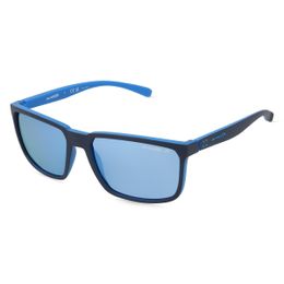 Arnette 0AN4251 | Herren-Sonnenbrille | Fassung: Vollrand, Quadratisch, Kunststoff, Blau Hell | Glasfarbe: Grau