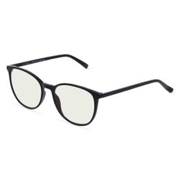 Blaulichtfilterbrille Fielmann ABC 064 BL | Damen | Fassung: Oval Schwarz Gl&auml;nzend