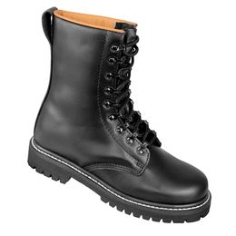 MFH Kampfstiefel Vollleder schwarz, Gr&ouml;&szlig;e 38