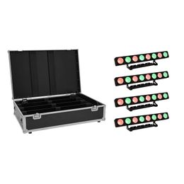 Eurolite Set 4x LED PMB-8 COB QCL 30W Leiste + Case