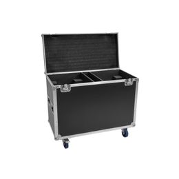 ROADINGER Flightcase 2x IP TMH-H760 mit Rollen - Truhen-Case mit Lenkrollen