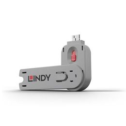 Lindy 40620 Schl&uuml;ssel f&uuml;r USB Port Schloss, pink - f&uuml;r No. 40450 und 40460