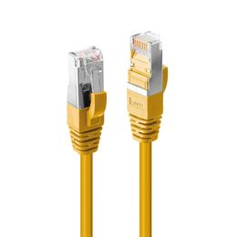 Lindy 47868 - 10m Cat.6A S/FTP LSZH Netzwerkkabel, Gelb - RJ45-Stecker, 500MHz, Kupfer, 27AWG