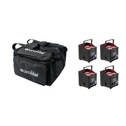 Eurolite Set 4x AKKU UP-4 QCL Spot QuickDMX MK2 + Soft-Bag