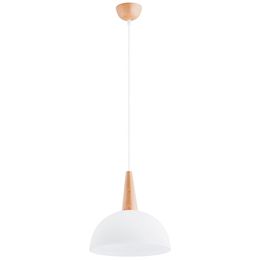 ALFA Pendelleuchte FOTYN Alabasterweiss, 1x E27 - - B-STOCK