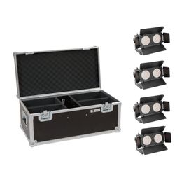 Eurolite Set 4x LED CBB-2 WW/CW Fairlight + Case