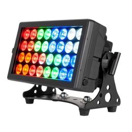 ADJ 32 HEX Panel IP - 32x12Watt RGBWA+UV in 8 Zonen