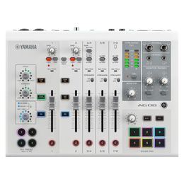 Yamaha AG08BL All-In-One Streaming Console, wei&szlig;