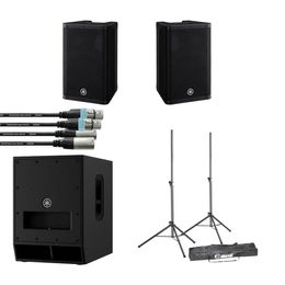 Yamaha DXR8 und DXS12 Bundle inkl Stative und Kabel