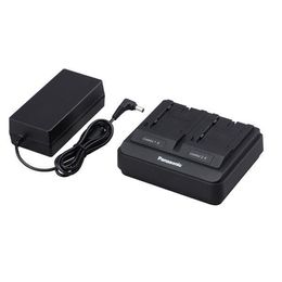 Panasonic Dual Akkuladeger&auml;t f&uuml;r die Akkus der Serie AG-VBR (DV 12V / 36 Watt / max. 4.000 mA) - in schwarz