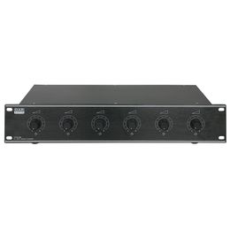 DAP-Audio DAP VCR-650 - 6 x 50 W Rackmount 100 V Lautst&auml;rkeregler