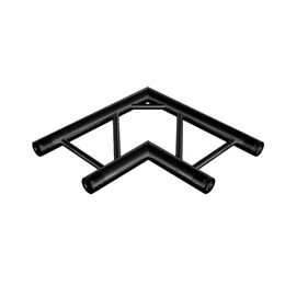 DURATRUSS DT 32/2-C21H-L90 black, 2-Wege-Ecke 90&deg;, horizontal, schwarz