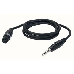 DAP-Audio XLR Female auf Klinke Mono schwarz 6m