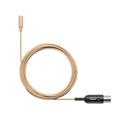 Shure TL48 Lav, Kugelchar., MTQG-Stecker, beige, f&uuml;r Sprache, geringe Empf., 1,6 mm Kabel, + Zub.