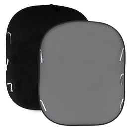 Lastolite LL LB67GB Falthintergrund Doppelseitig Schwarz/Grau 180x215cm