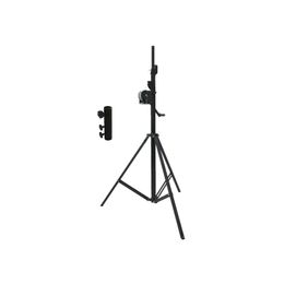 Eurolite Set STT-400/85 Kurbelstativ T&Uuml;V/GS schwarz + STV3529 Adapter lang