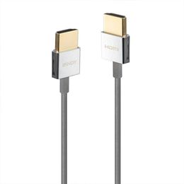Lindy 36776 Ultra High Speed HDMI Slim Kabel 1m - HDMI Stecker auf Stecker