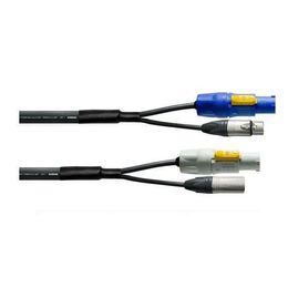 Cordial 1,5 m CDP 1, NEUTRIK XLR male 3-polig - Powercon XLR-Verl&auml;ngerung