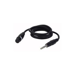 DAP-Audio XLR Female auf Klinke Stereo schwarz 3m