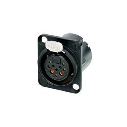 NEUTRIK NC10FD-LX-B - 8 + 2-polige Einbaubuchse, female
