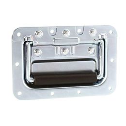 Adam Hall ah Hardware 34083 - Klappgriff mittel gefedert in Einbauschale 13 mm tief