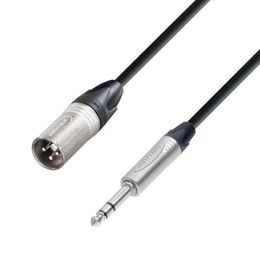 Adam Hall ah Cables 5 STAR BMV 0150 - Symmetrisches Kabel - Neutrik XLR Male x Klinke TRS - 1,5 m