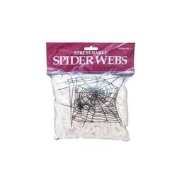 EUROPALMS Halloween Spinnennetz wei&szlig; 50g - Spinnennetz f&uuml;r schaurig sch&ouml;ne Dekorationseffekte