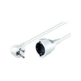 goobay Netzverl&auml;ngerungskabel, Schutzkontakt-Schutzkontakt, weiss, 3m