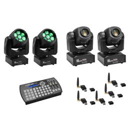 Eurolite Set 2x LED TMH-W63 + 2x LED TMH-S30 + USB