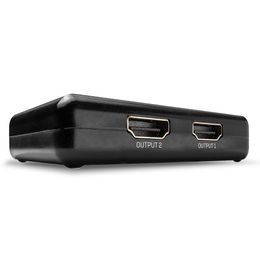 Lindy 38357 2 Port HDMI 10.2G Splitter, kompakt - Kompakter 2 Port Splitter zum Ansch