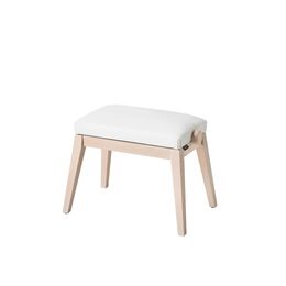 K&Ouml;NIG & MEYER K&ouml;nig & Meyer 13946 Klavierbank - Bank Asche, Sitz Samt wei&szlig;