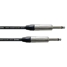 Cordial PEAK CXI 9 PP - 9,0 m, NEUTRIK 2 x Klinke 6,3 mm mono silber