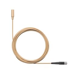 Shure TL48 Lav, Kugelchar., MDOT-Stecker, beige, f&uuml;r Sprache, geringe Empf., 1,6 mm Kabel, + Zub.