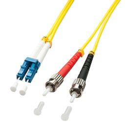 Lindy 47463 LWL-Duplexkabel LC/ST OS2 5m - 9/125&mu;m, Singlemode