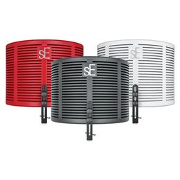 sE Electronics RF-X RB - Akustikschirm, Reflexion Filter X, Farbe: rot/schwarz