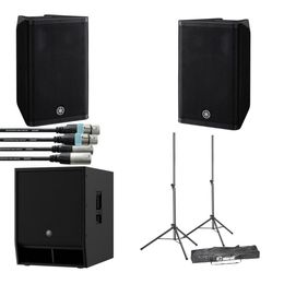 Yamaha DXR10 und DXS15 Bundle inkl Stative & Kabel