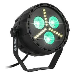 LIGHT4ME TRI PAR STROBE von Scheinwerfer Stroboskop LED RGB+W