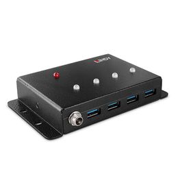 Lindy 43374 4 Port USB 3.0 Metall Hub