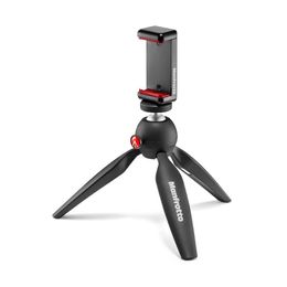 Manfrotto PIXI Smart Kit, PIXI Mini-Stativ mit Smartphone Halterung