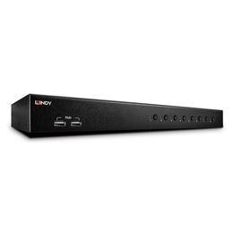 Lindy 39317 8 Port DVI-I Single Link, USB 2.0 & Audio KVM Switch - Schaltet bis zu 8