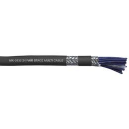 DAP-Audio DAP MK-2432 - Studio Multicore 24-paariges Kabel - doppelt geschirmt - Laufmeterpreis, schwarze Ummantelung