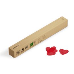 MAGIC FX Speedfill Pro Confetti, Hearts, RD - herzf&ouml;rmig, 280g, B1, Biodegradable, ROT