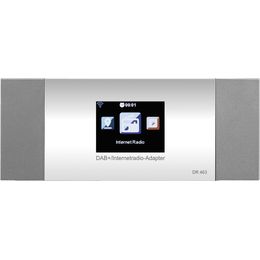 MONACOR DR-463 - WLAN-Internetradio-Tuner mit DLNA, DAB+, UKW und Bluetooth