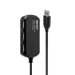 Lindy 42783 12m USB 2.0 Aktivverl&auml;ngerungshub Pro - USB 2.0 Verbindungen bis zu 60m