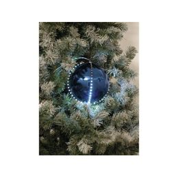 EUROPALMS LED Snowball 8cm, dunkelblau 5x