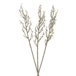 EUROPALMS Beerenzweig glitzer gold 85cm 3x