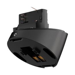 AUDAC RMA45M/B - Lichtschienenadapter f&uuml;r ATEO4M - Smart 3-Phasen-Schiene, schwarz